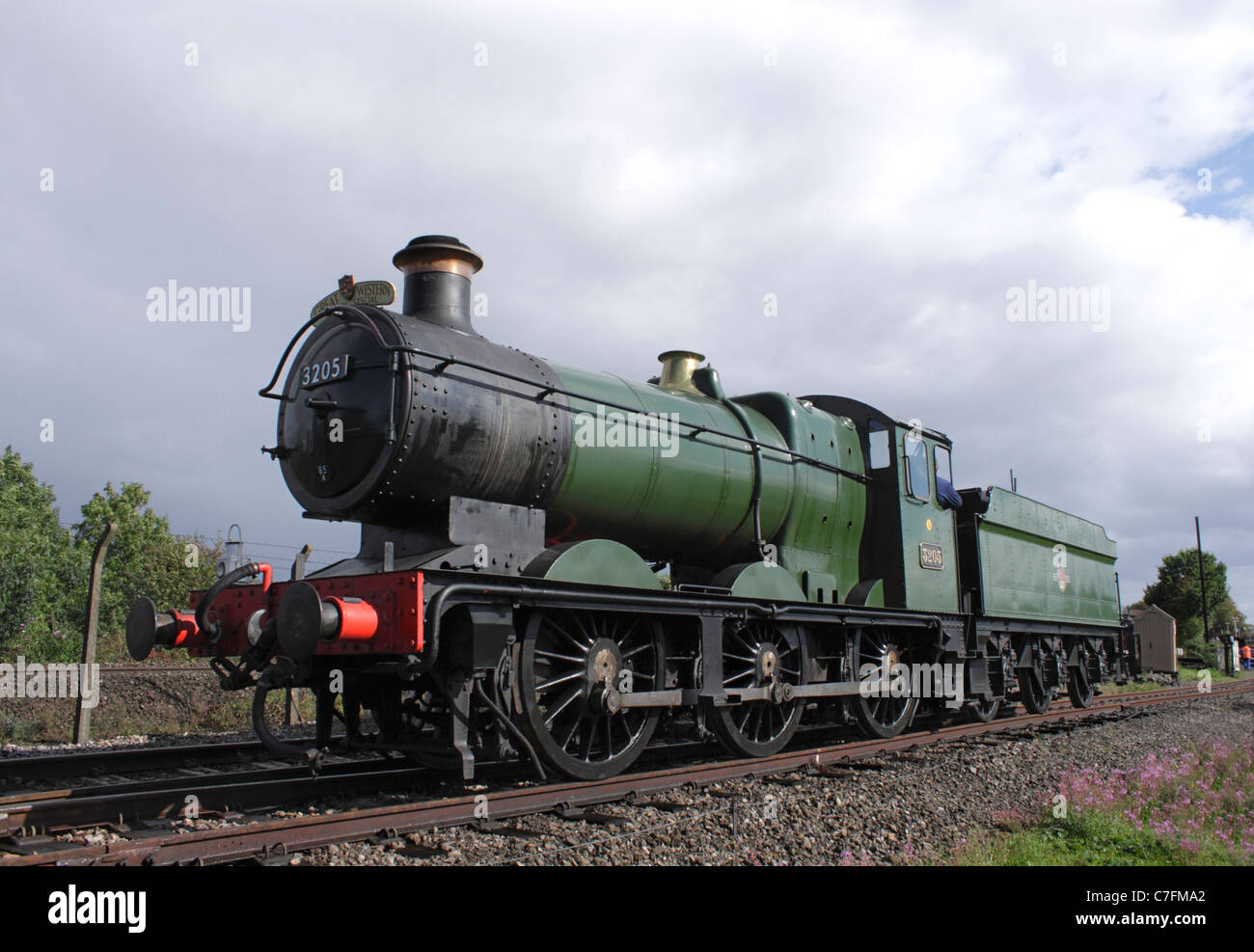 BR Collett Steam locomotive at Didcot Railway Centre September 2011 ...