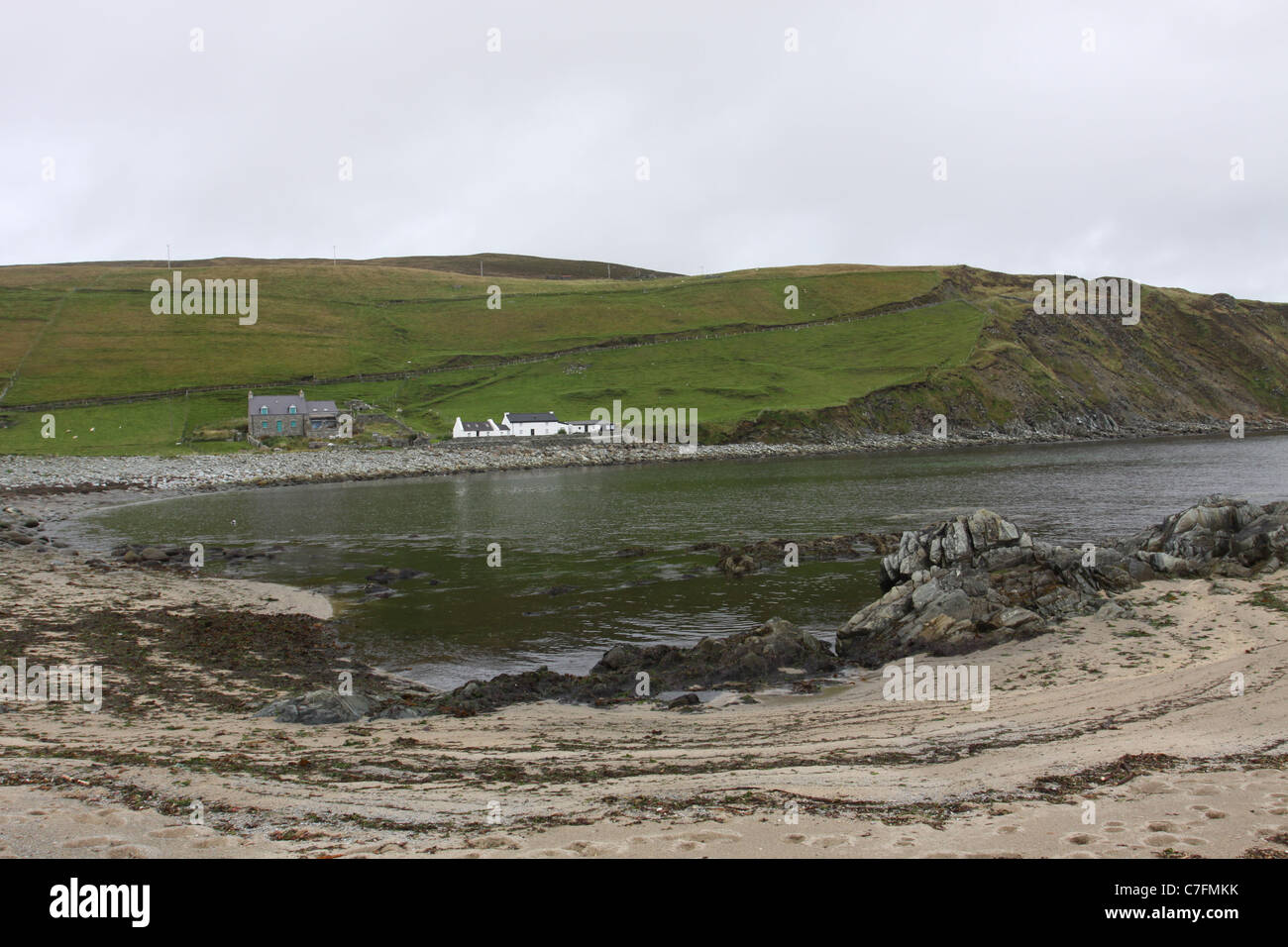 Norwick Beach Unst Shetland Islands Scotland September 2011 Stock Photo ...