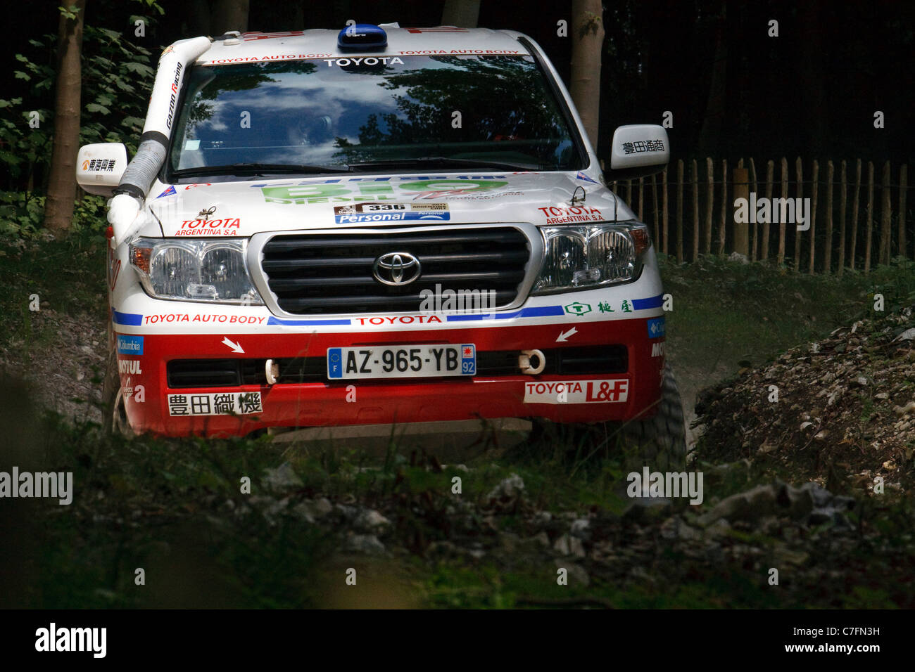 A Toyota 4x4 rally car at Goodwood Festival Of Speed 2011 Stock Photo ...