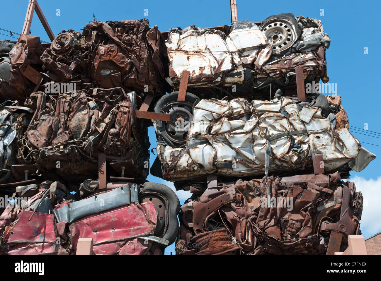 Crushed cars car hi-res stock photography and images - Alamy