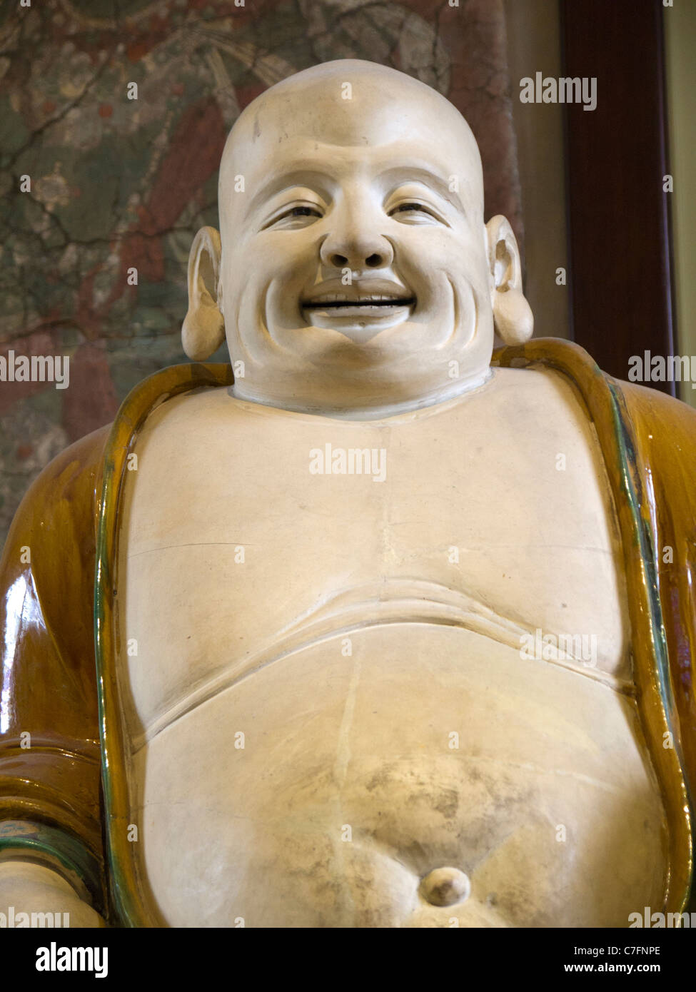 Chinese pottery figure in the British Museum in London England Stock ...