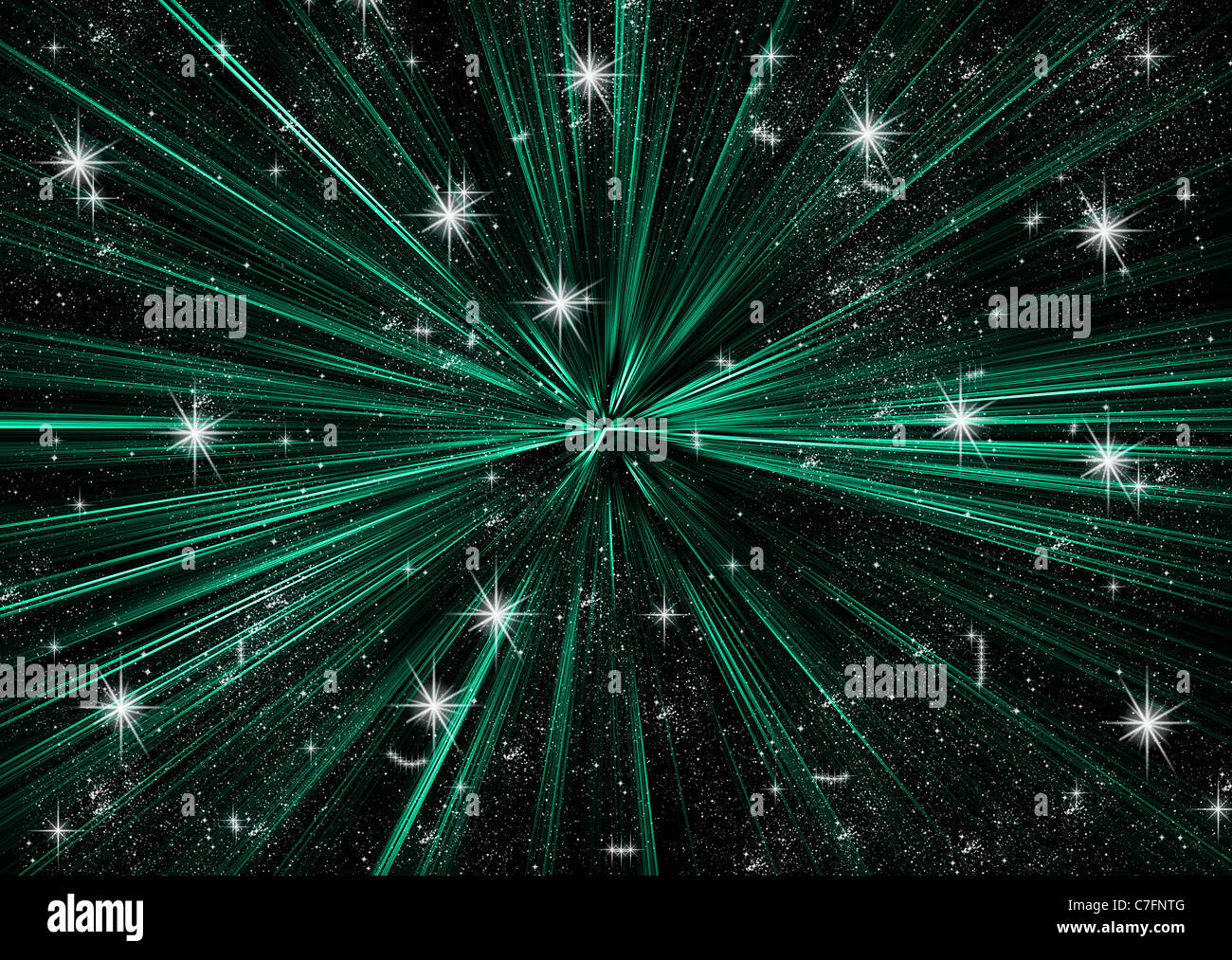 Drawing a straight line light blue, green, black background Stock Photo ...