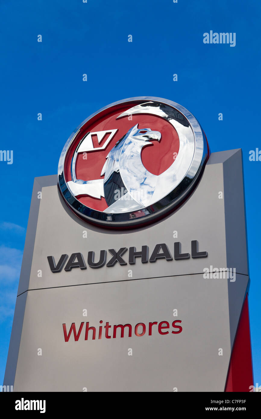 Vauxhall main dealer's sign, London, UK Stock Photo - Alamy