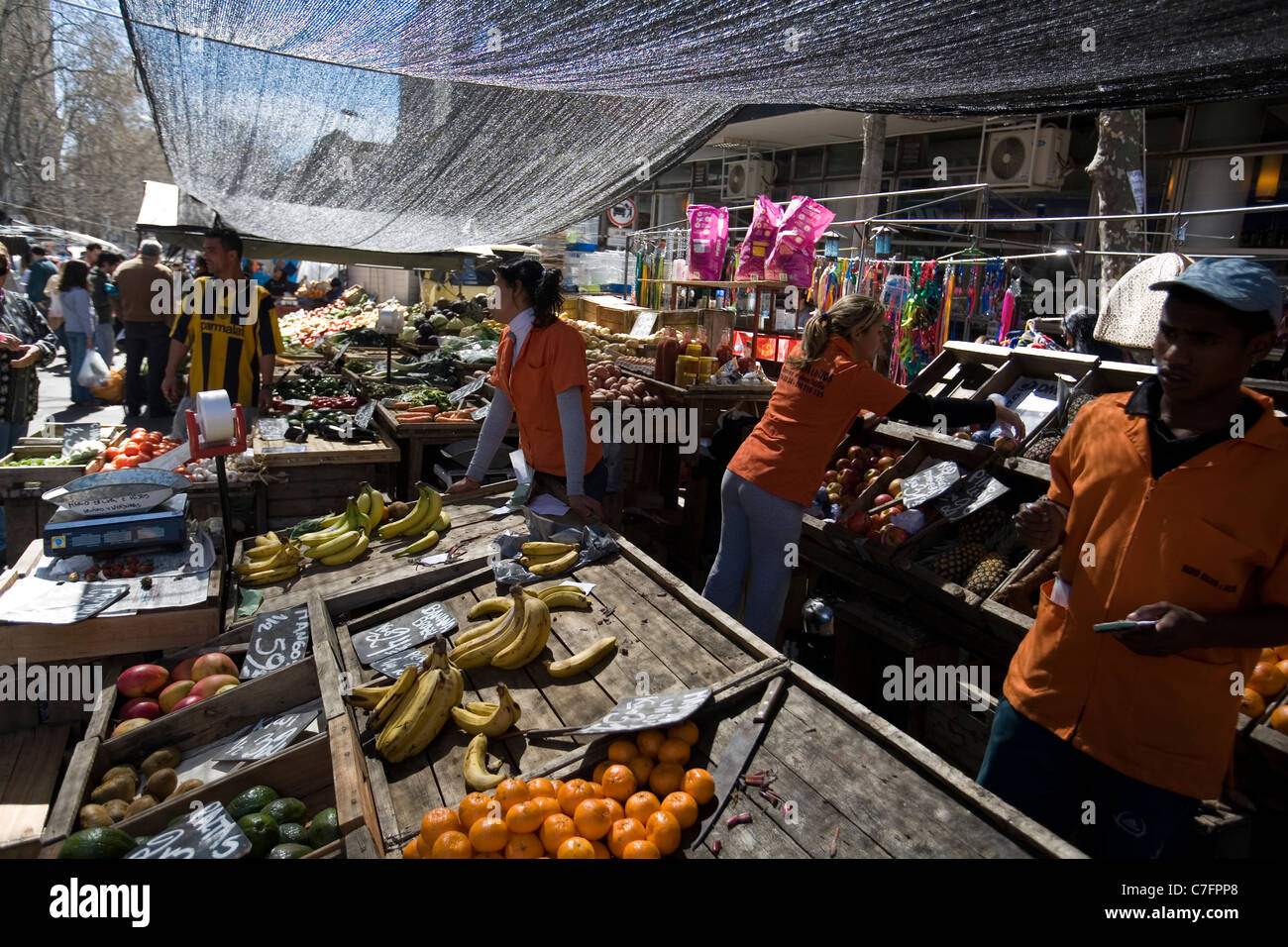 Tristan Narvaja Sunday market, Montevideo Uruguay Stock Photo - Alamy