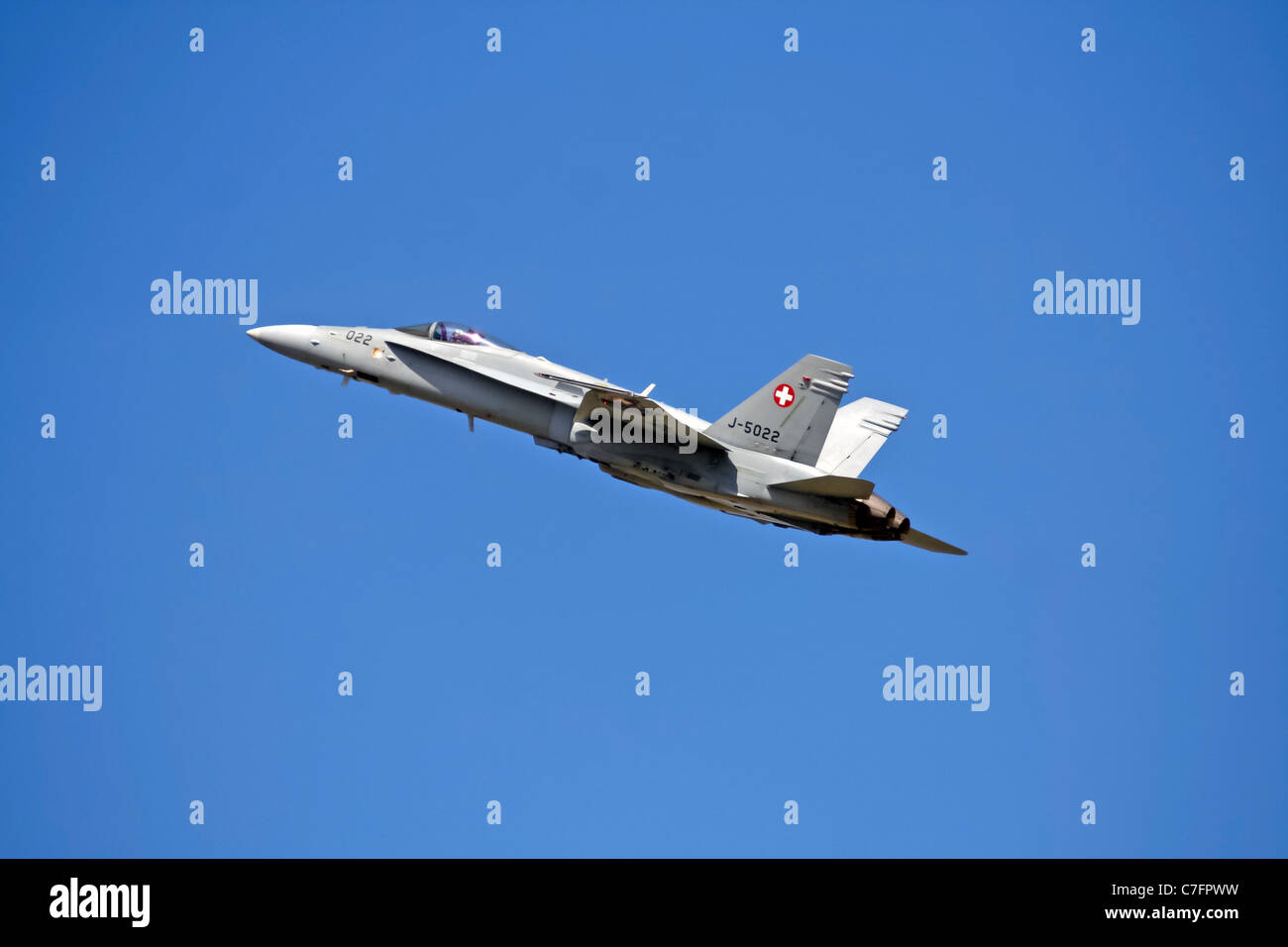 Swiss Airforce F-18 Hornet Fighter Bomber at Royal International Air ...