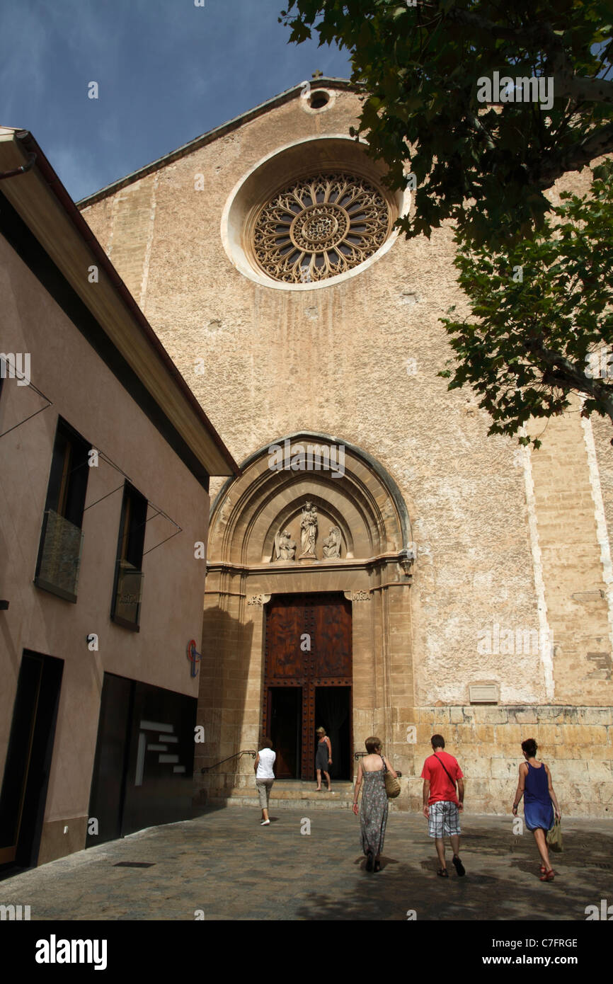Our Lady of the Angels Church Pollenca Majorca Stock Photo - Alamy