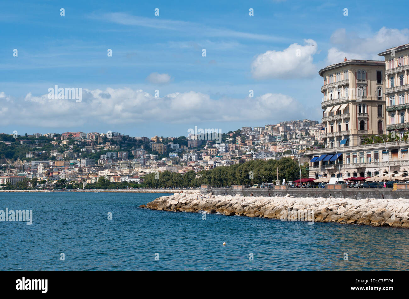 Naples waterfront. Italy Stock Photo - Alamy