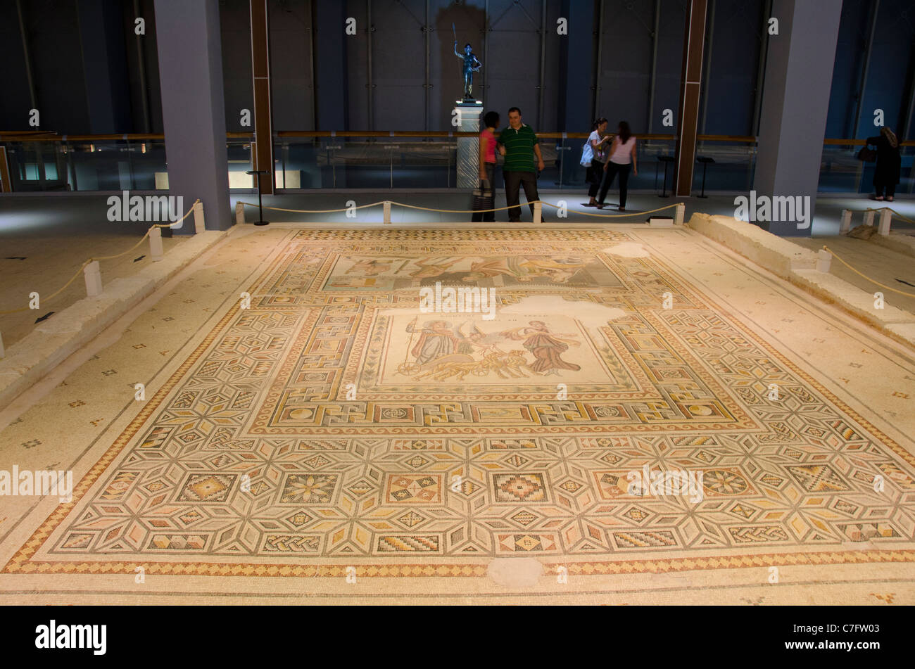 Turkey, Southeastern Anatolia, Gaziantep. Zeugma Mosaic Museum Stock ...