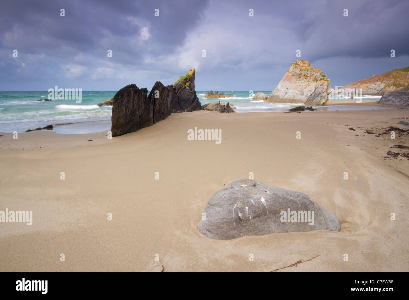 Freathy Beach Whitsand Bay Cornwall UK Stock Photo - Alamy