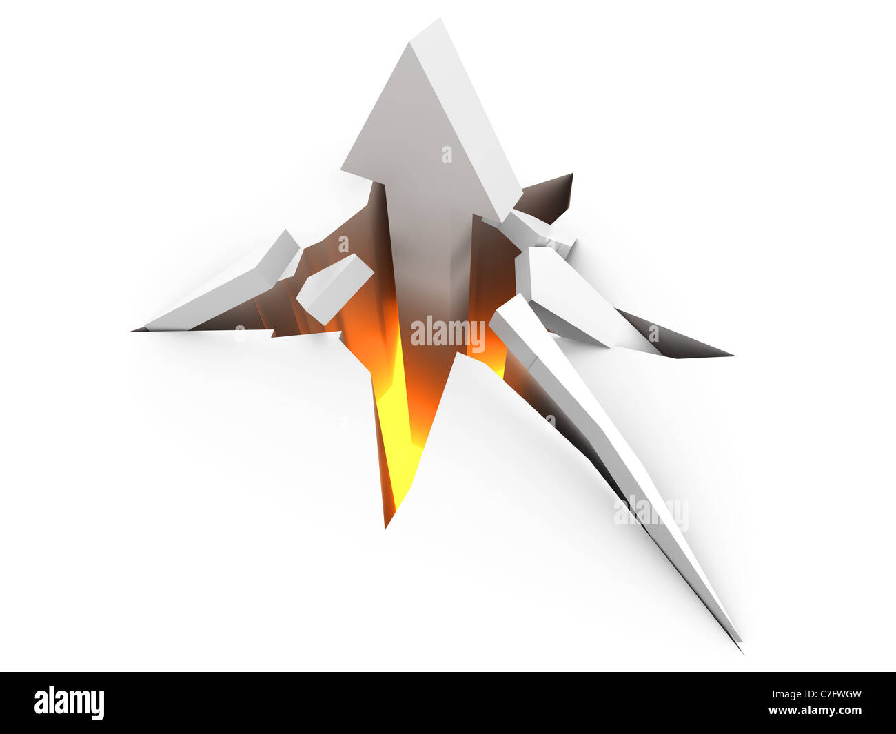 Boundary breaking Cut Out Stock Images & Pictures - Alamy