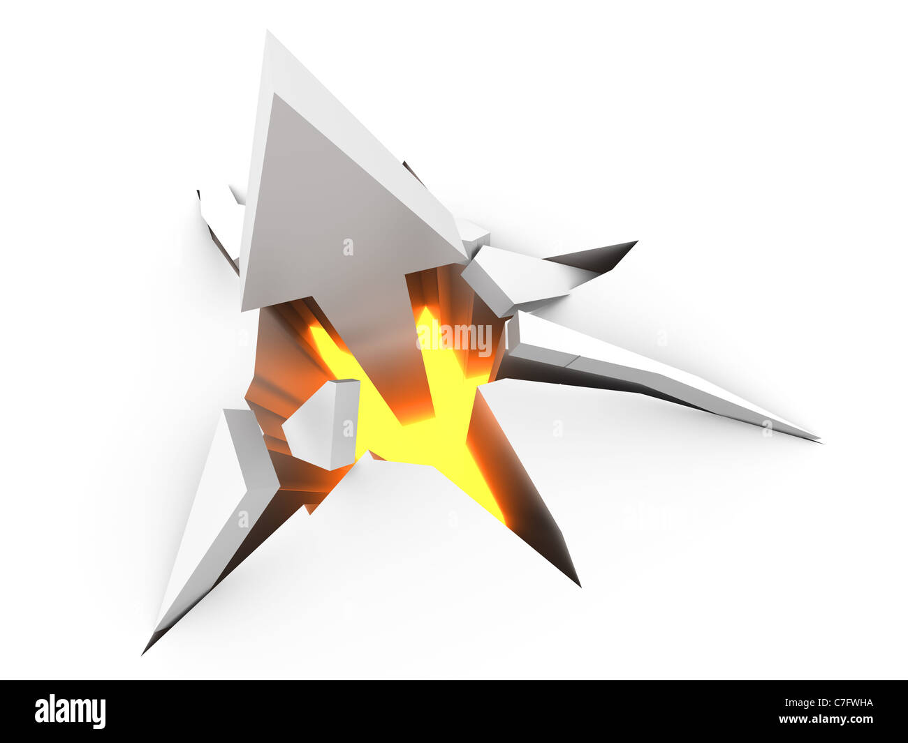 Boundary breaking Cut Out Stock Images & Pictures - Alamy