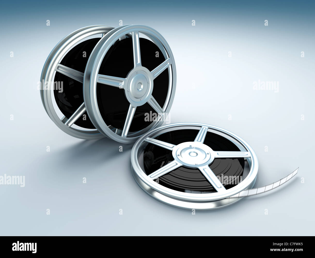 A couple of Film reels Stock Photo - Alamy