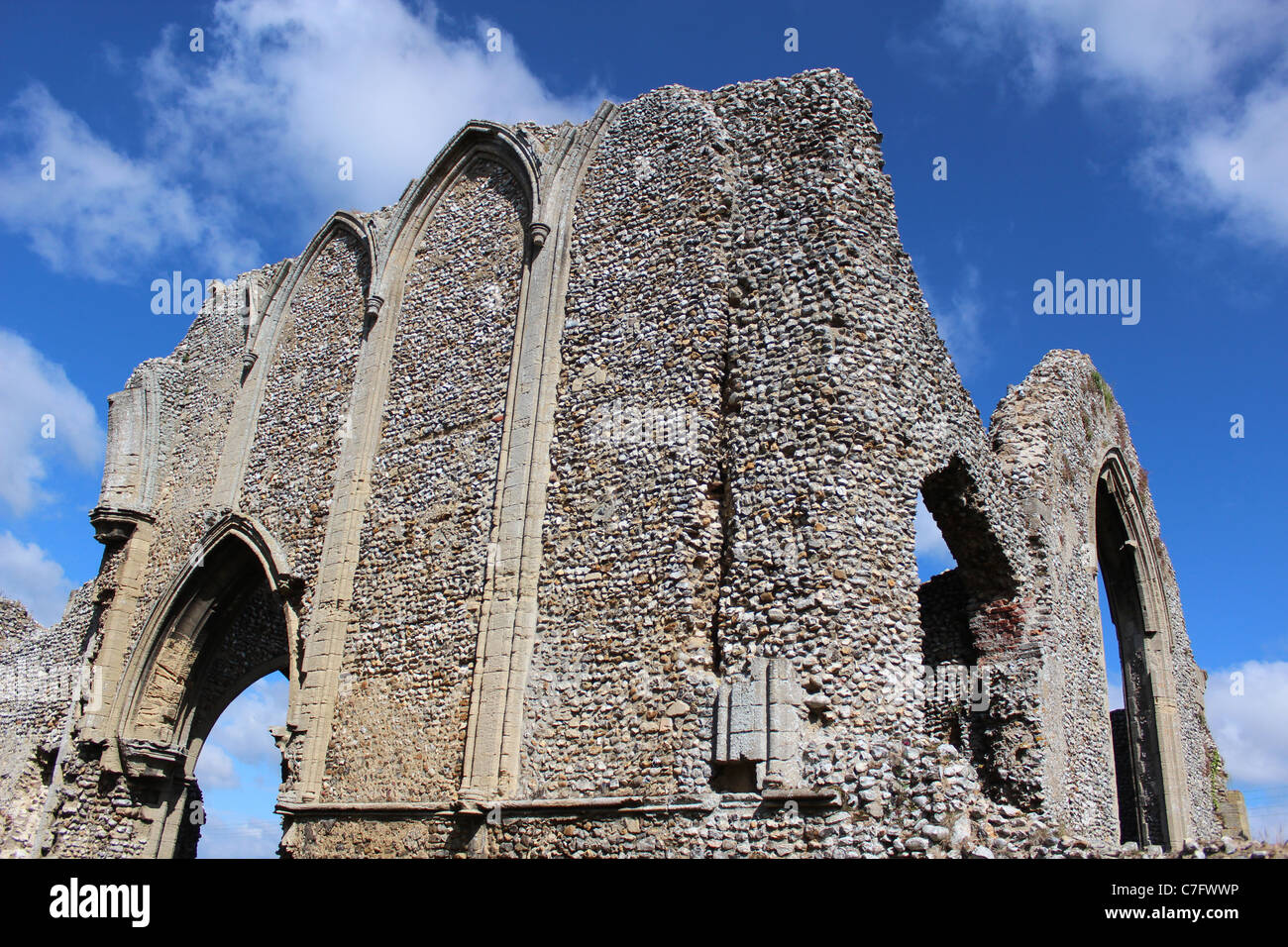 Creake Abbey Ruins Stock Photo - Alamy