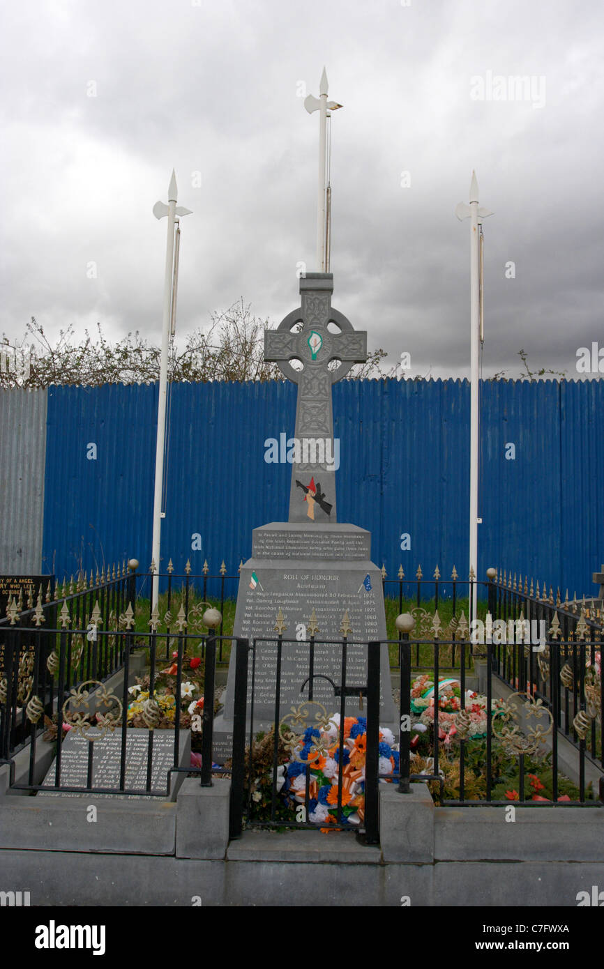 the inla memorial plot in milltown cemetery west belfast northern ...