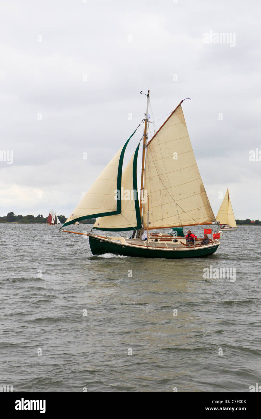 Traditional wooden dutch sailing boat hi-res stock photography and ...