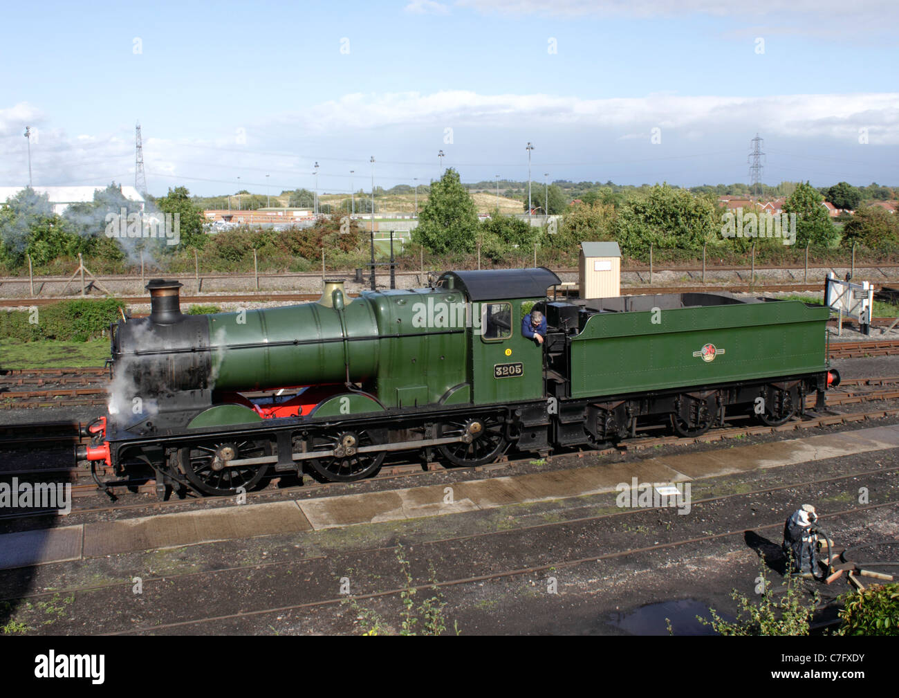 BR Collett Steam locomotive at Didcot Railway Centre September 2011 ...