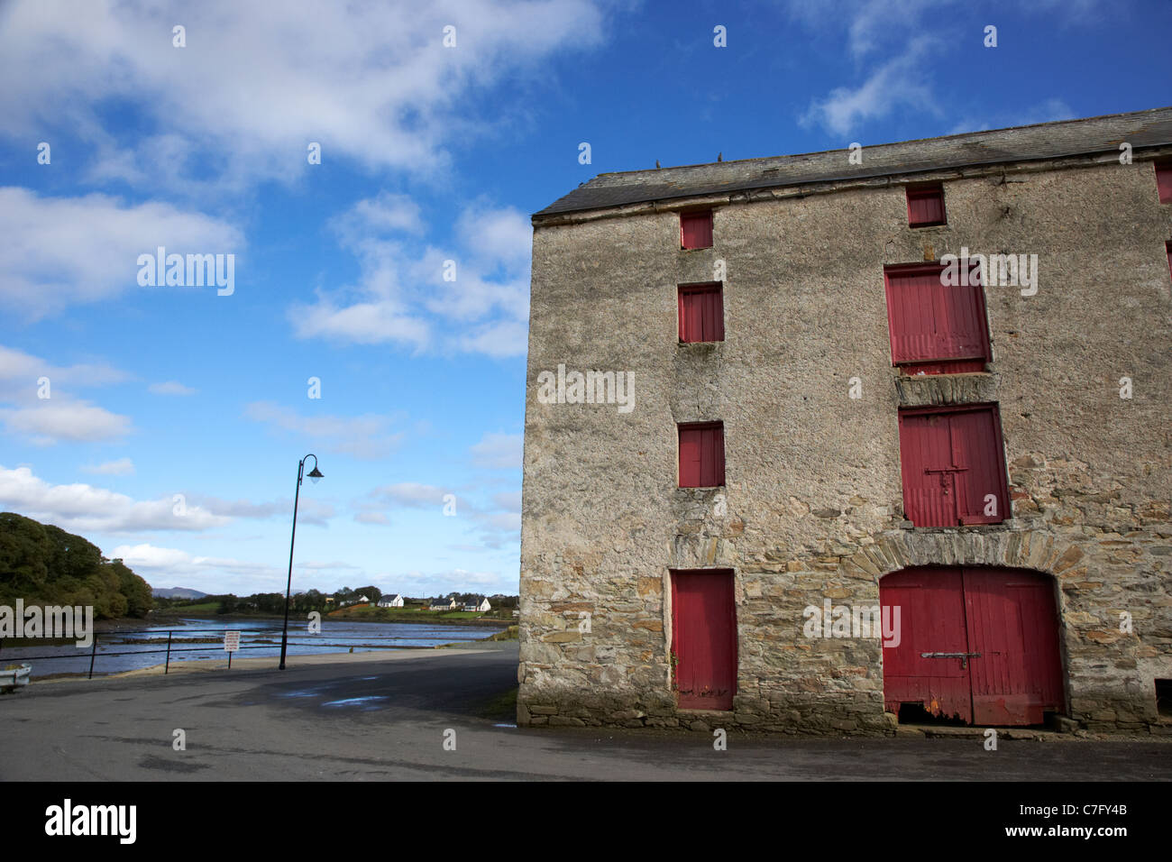 the old warehouses on the quay lough swilly ramelton county donegal ...