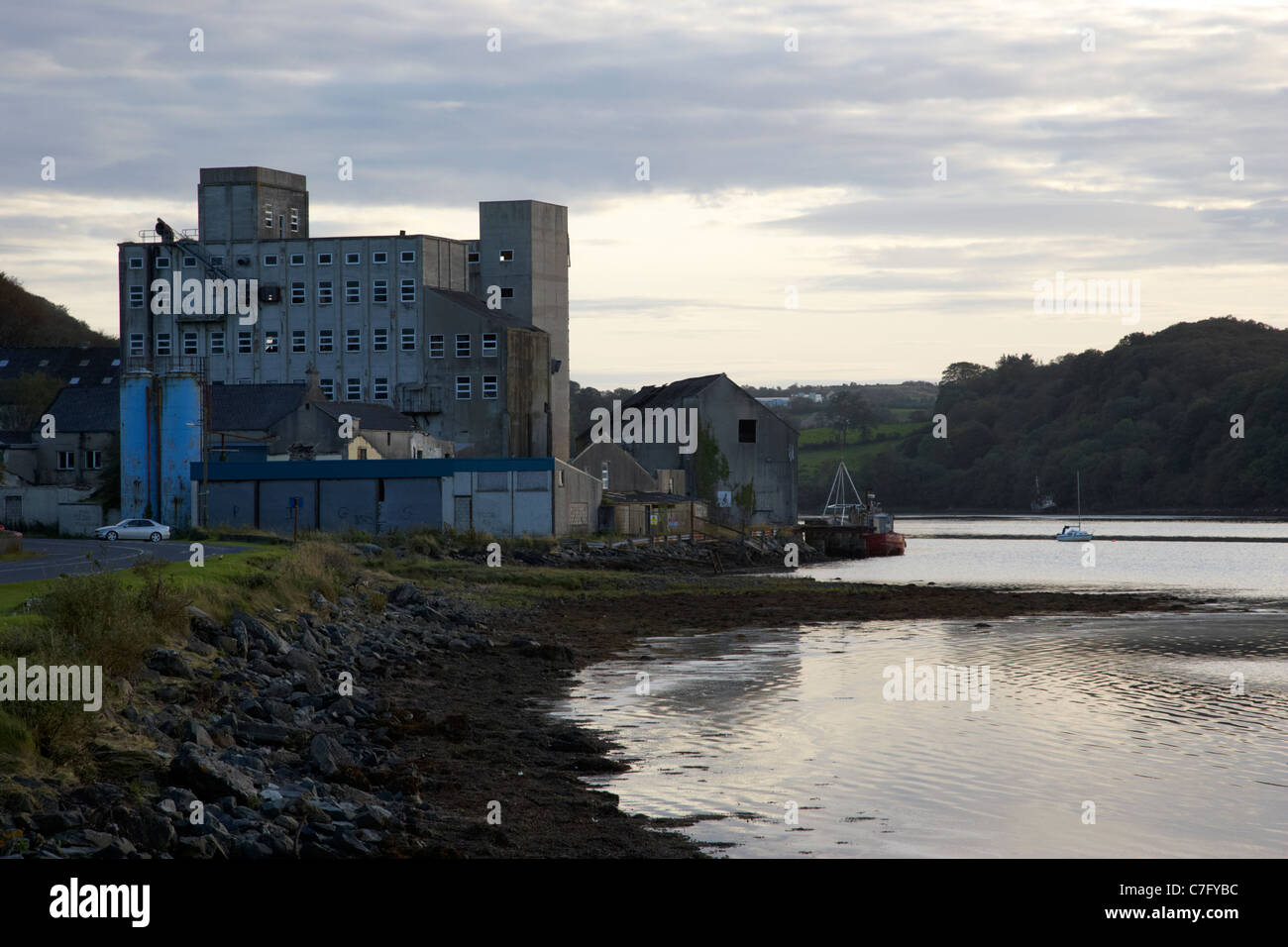 the old deserted milford bakery in mulroy bay county donegal republic ...