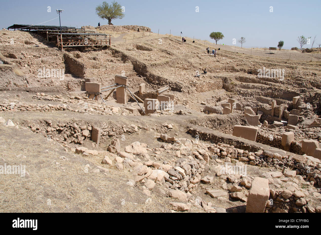 Turkey, Anatolia, Mesopotamia. Sanliurfa (aka Urfa). Gobekli Tepe (aka ...