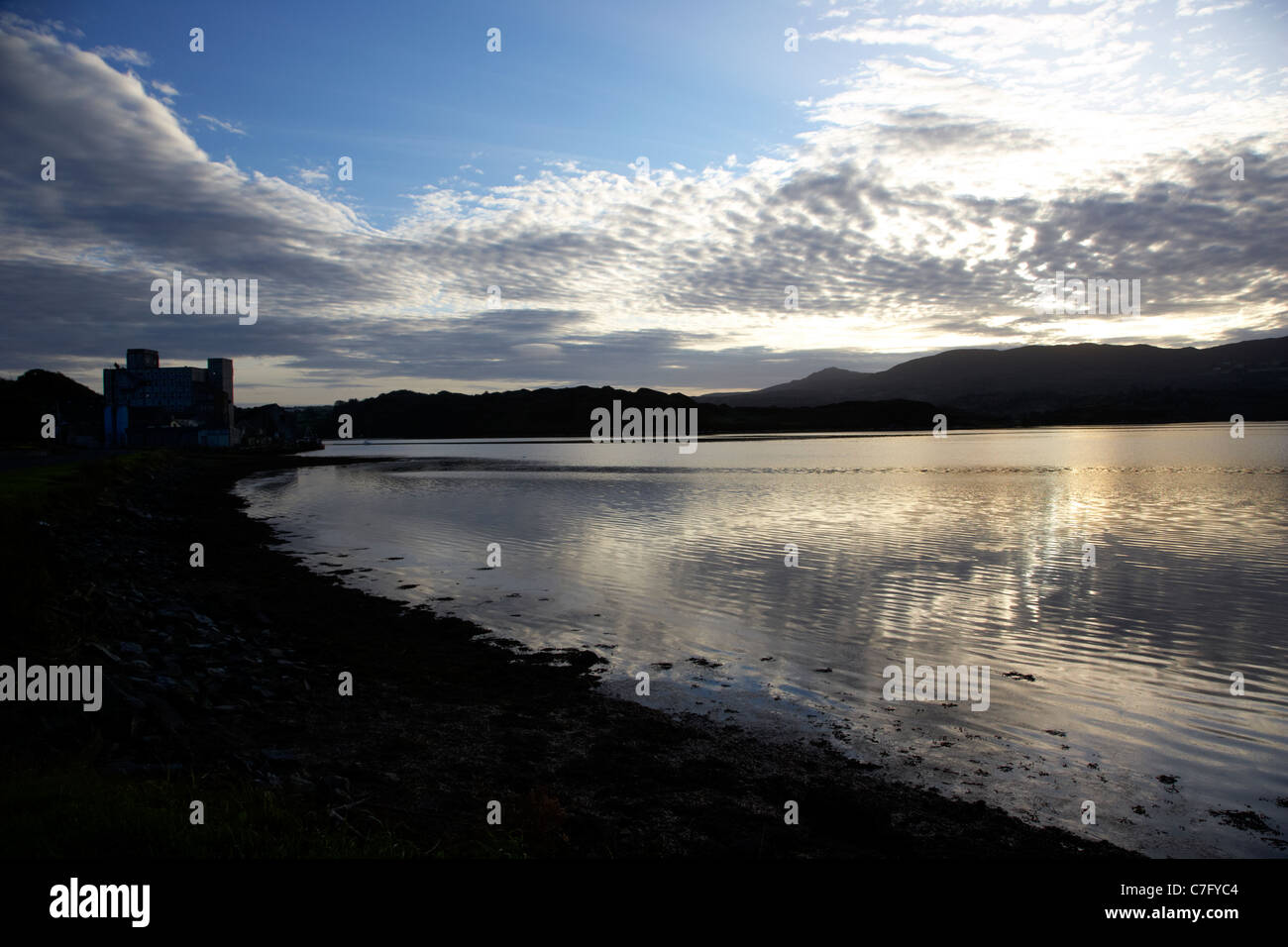 the old deserted milford bakery in mulroy bay county donegal republic ...