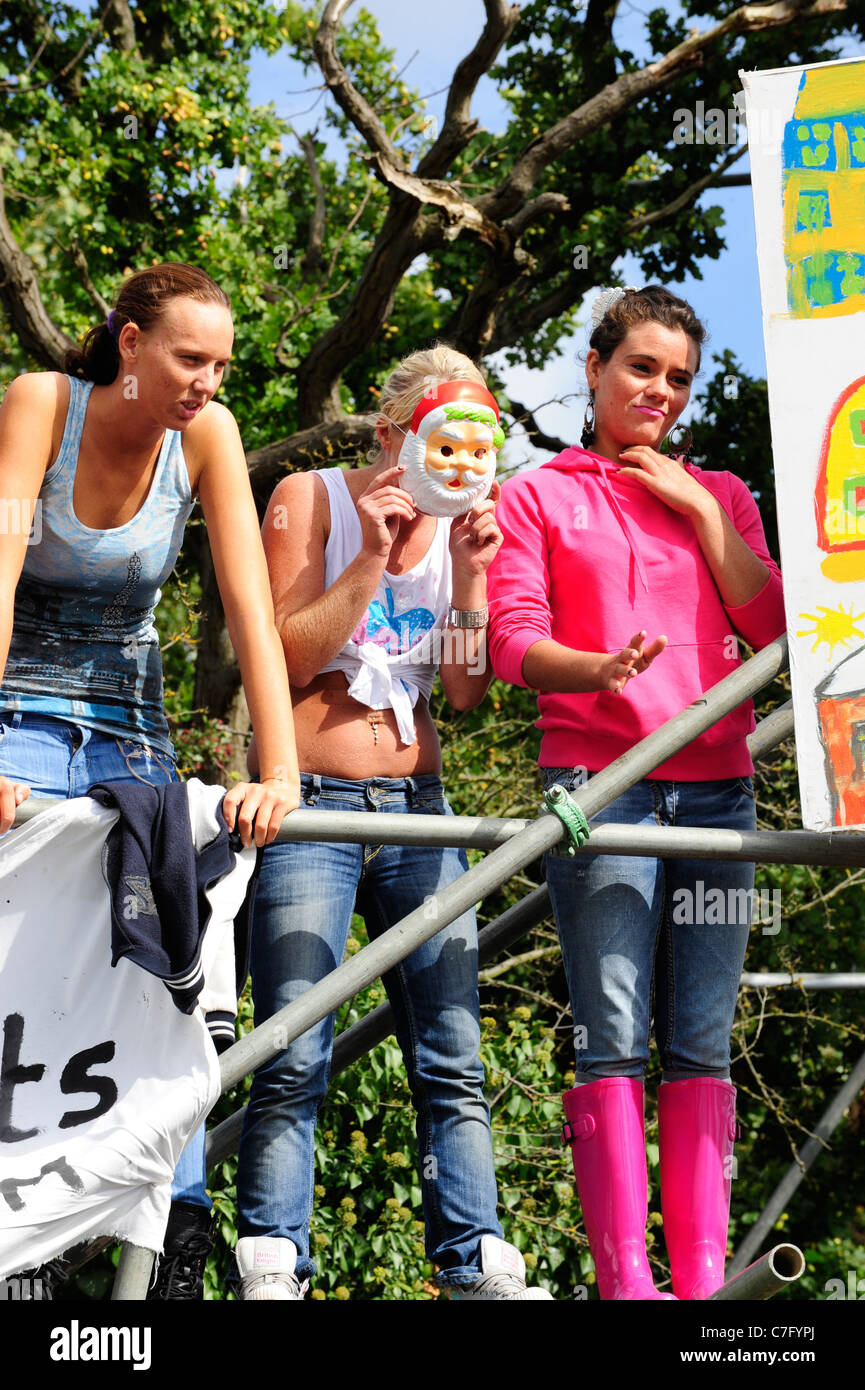 Traveller eviction at Dale Farm, Gypsy, Site, Basildon. Essex, United ...