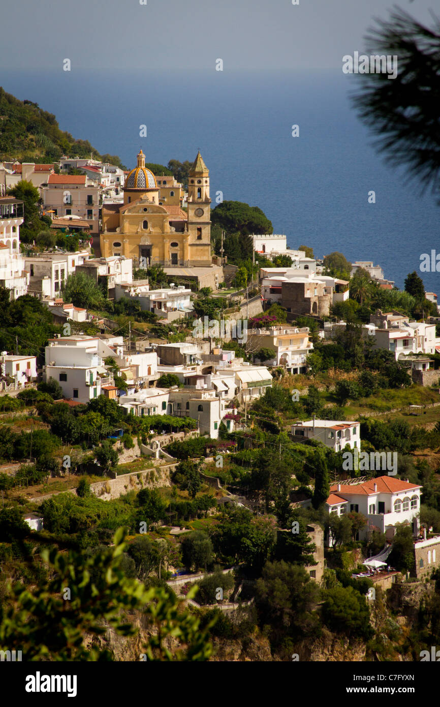 Amalfi coast italy praiano hi-res stock photography and images - Alamy