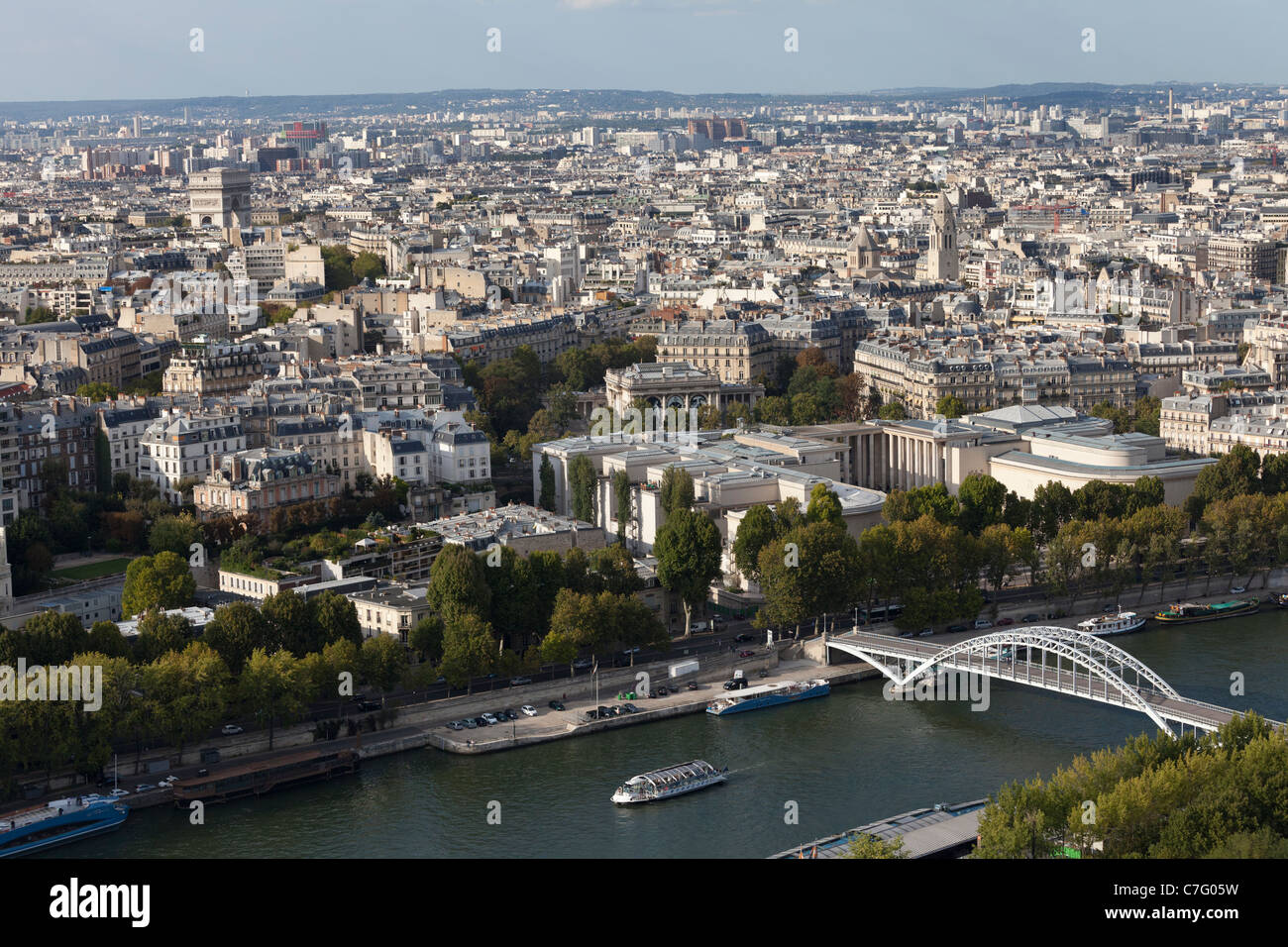 View of Paris from Eiffel Tower Stock Photo - Alamy