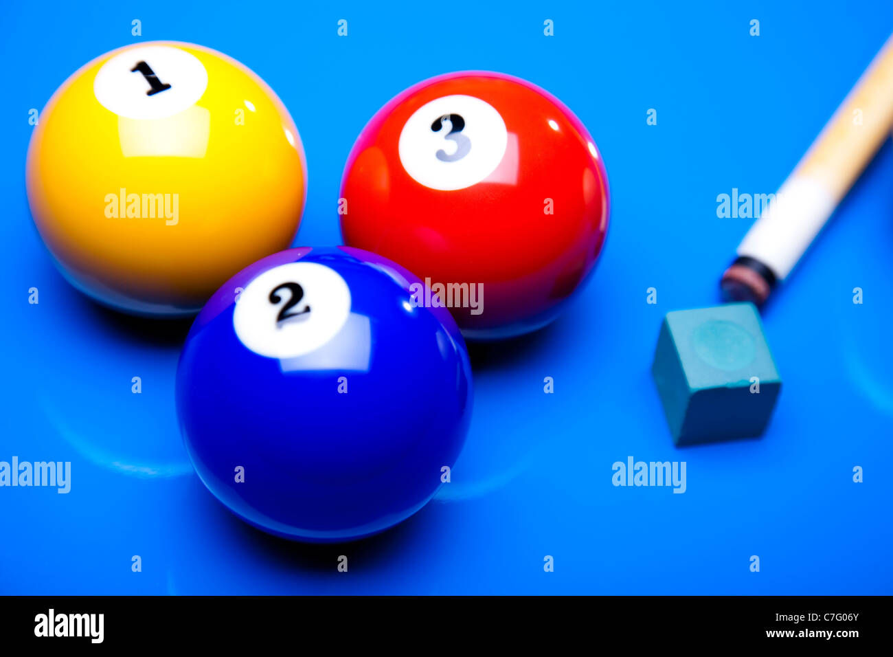 Close-up billiard balls Stock Photo - Alamy
