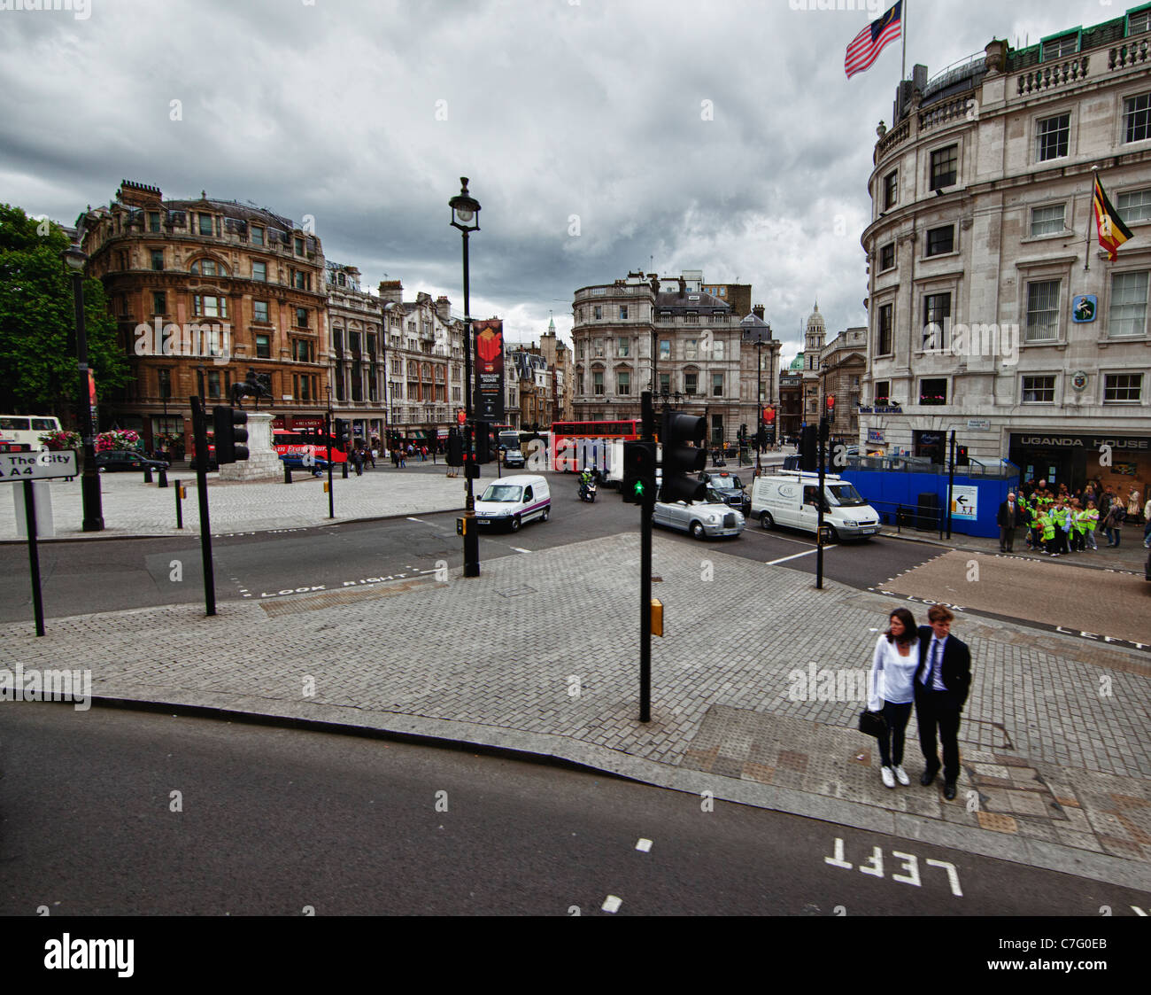City square, London, England Stock Photo - Alamy