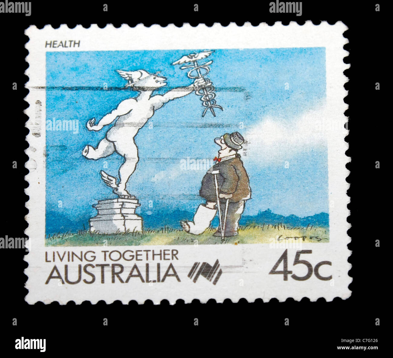 Australian postage stamp hi-res stock photography and images - Alamy