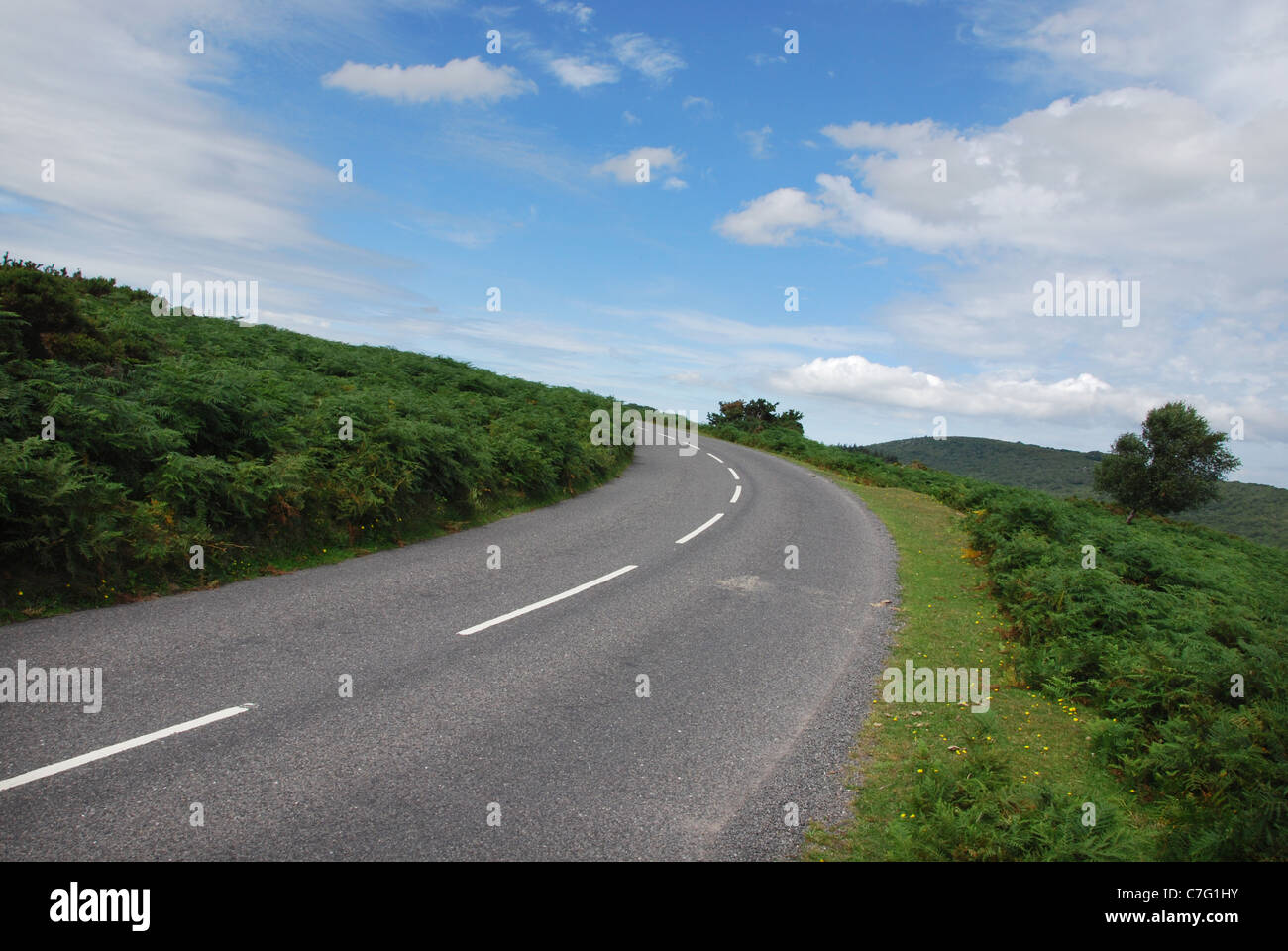 Country track towards cloud hi-res stock photography and images - Alamy