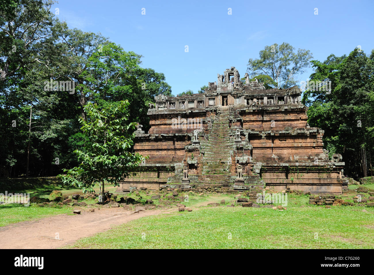 Baphuon temple in Agnkor Thom of Angkor Area, Siem Reap, Cambodia Stock ...
