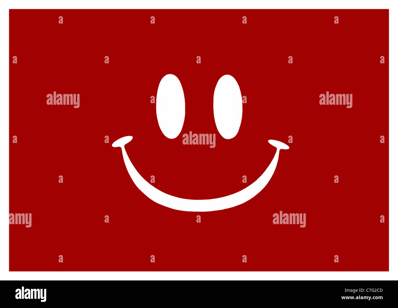 Smiley face photo graphic colours border Stock Photo - Alamy