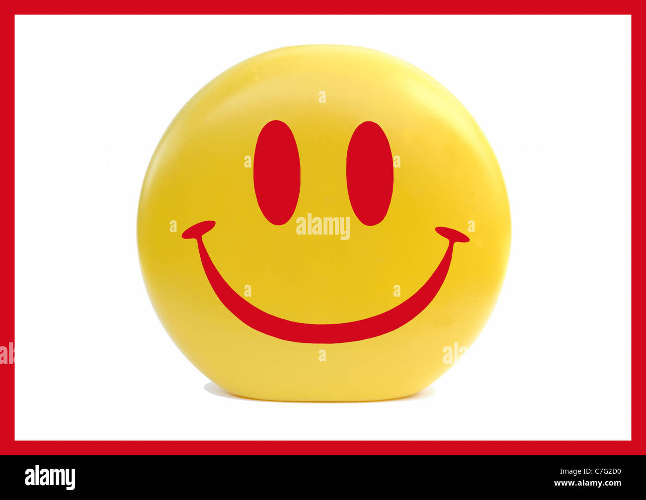 Smiley face photo graphic colours border Stock Photo - Alamy