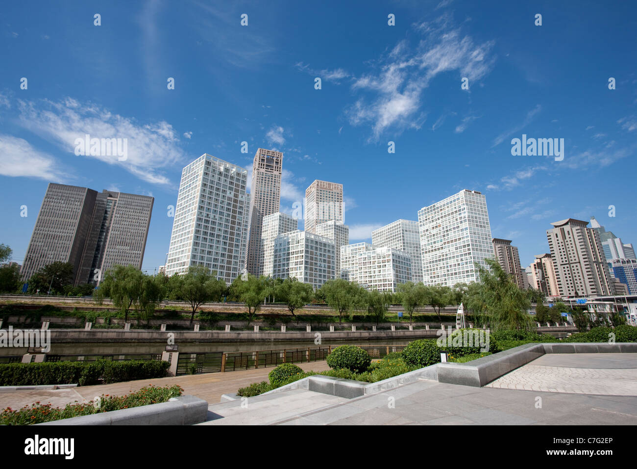 Beijing, China Downtown Buildings Stock Photo - Alamy
