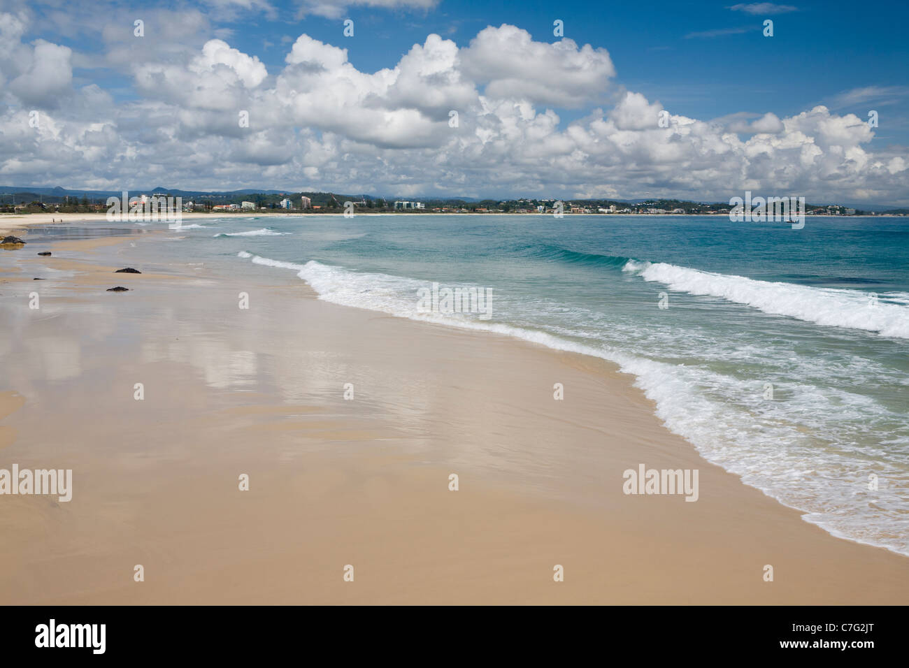 Coolangatta Beach view North, Coolangatta, Australia Stock Photo - Alamy