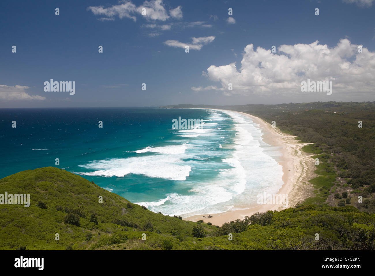 Aerial view tallow beach hi-res stock photography and images - Alamy