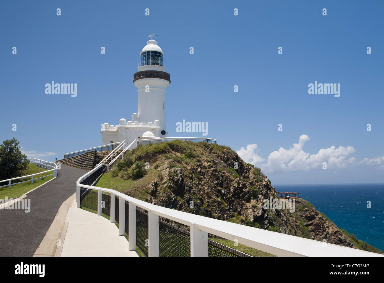 Cape Byron lighthouse built in 1901, Byron Bay, Australia Stock Photo ...