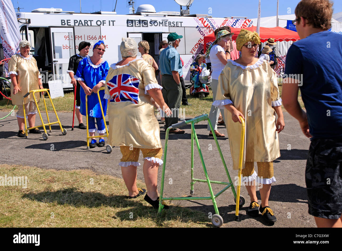A fund raising dance troupe prepare for their debut with Zimmer frames ...