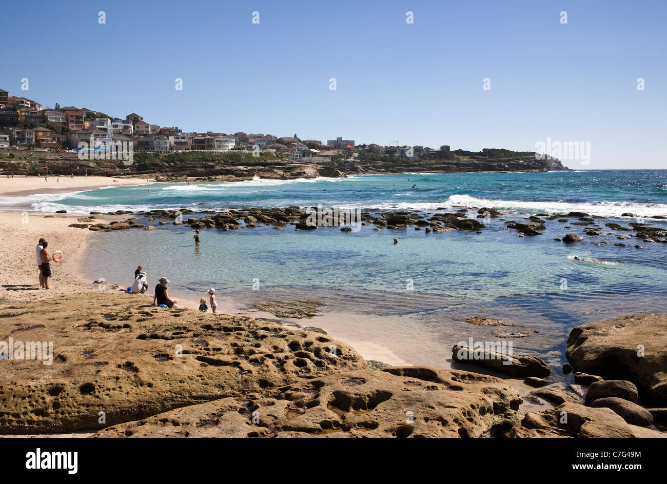 Bronte Beach ocean pool, Sydney, Australia Stock Photo - Alamy