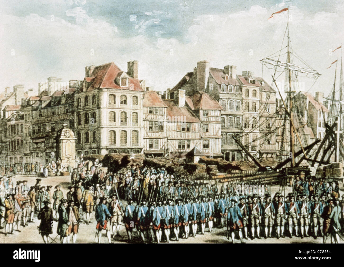Hessian mercenaries, 18th century hi-res stock photography and images ...