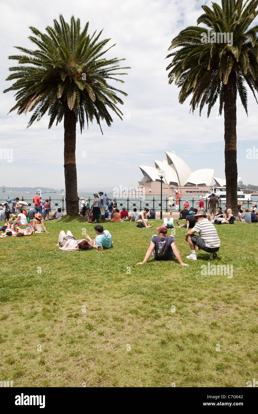 Sydney dawes point park hi-res stock photography and images - Alamy