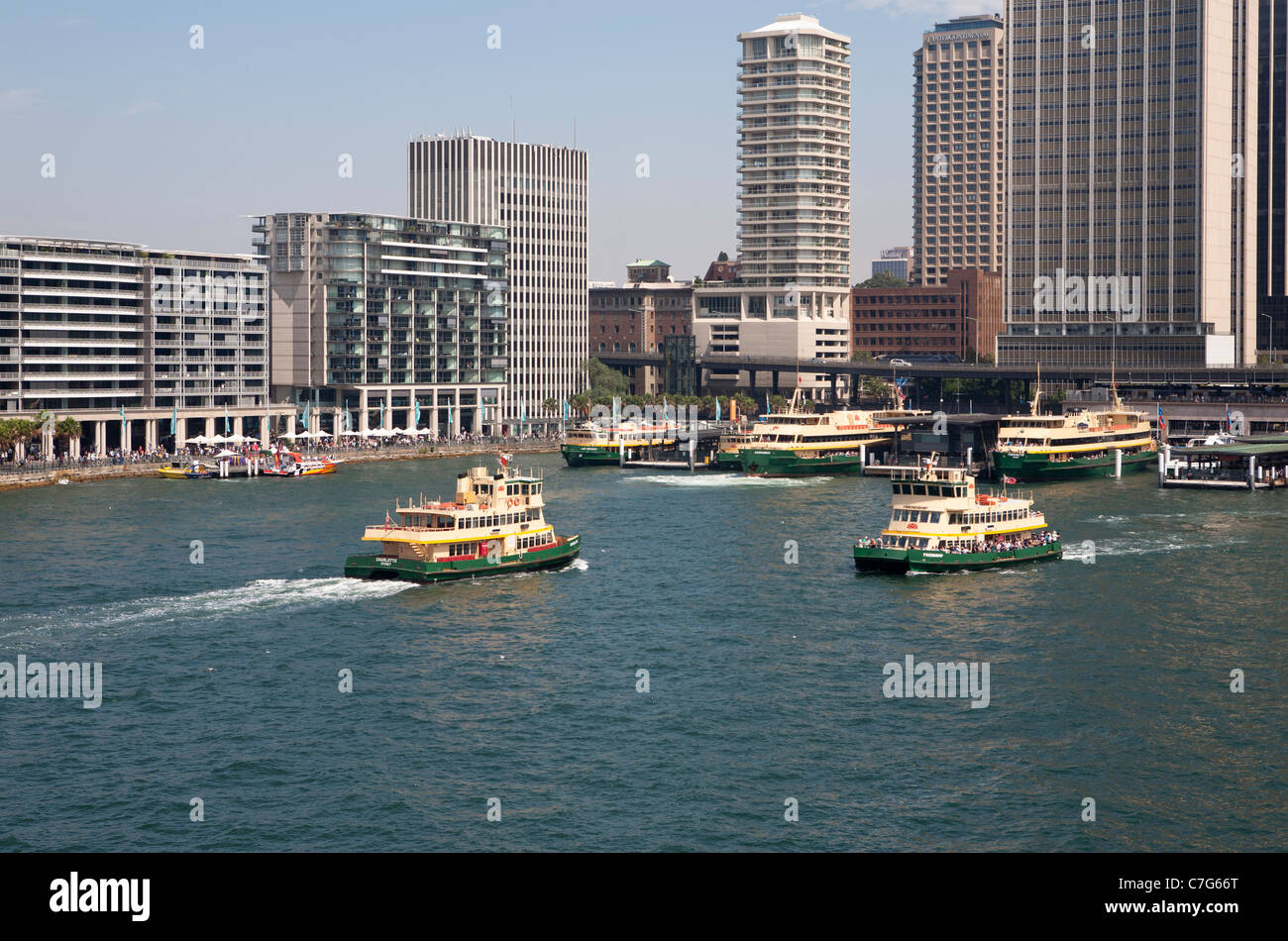 Circular Quay ferry terminal, Sydney, Australia Stock Photo - Alamy