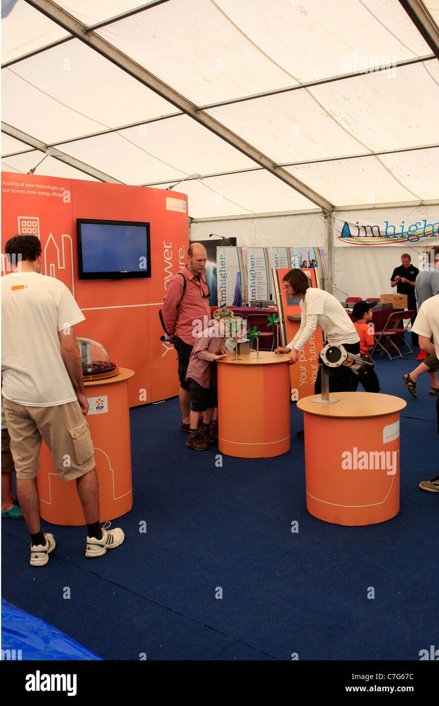 EDL Recruiting stand at a College leavers event Stock Photo - Alamy
