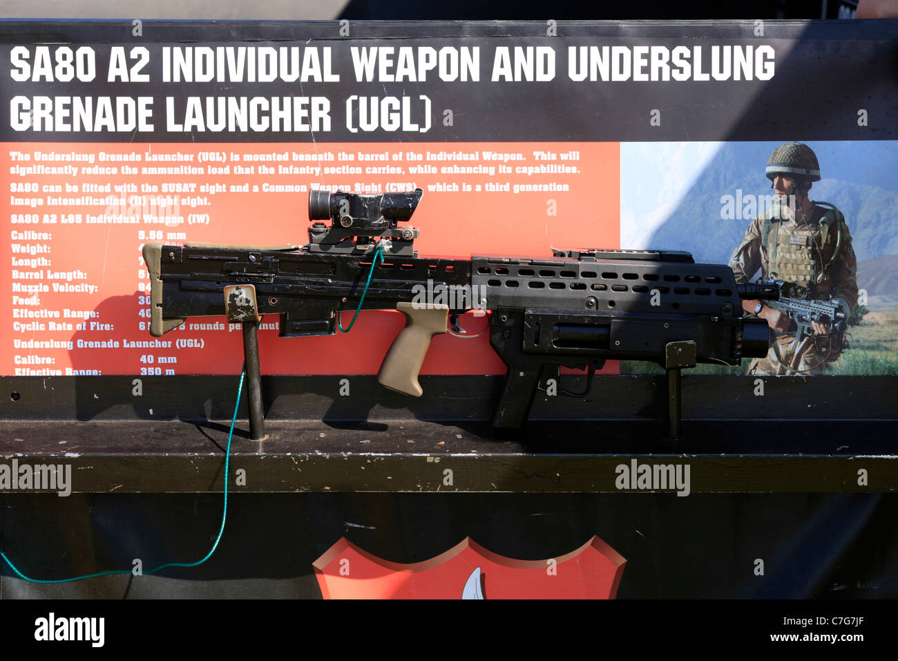 British Army SA80 Infantry Rifle Stock Photo - Alamy