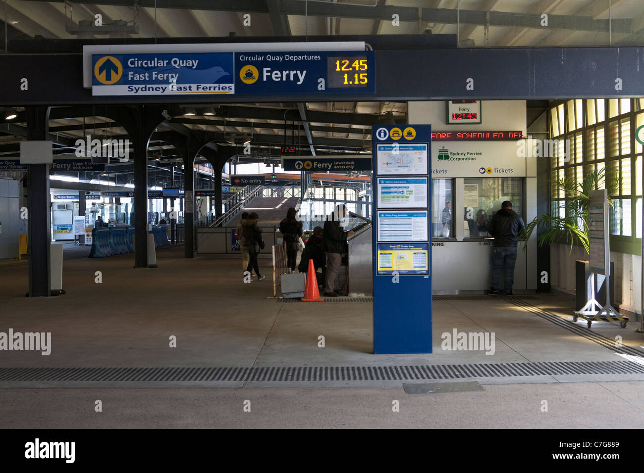 Manly Ferry wharf Terminal, Sydney, Australia Stock Photo - Alamy