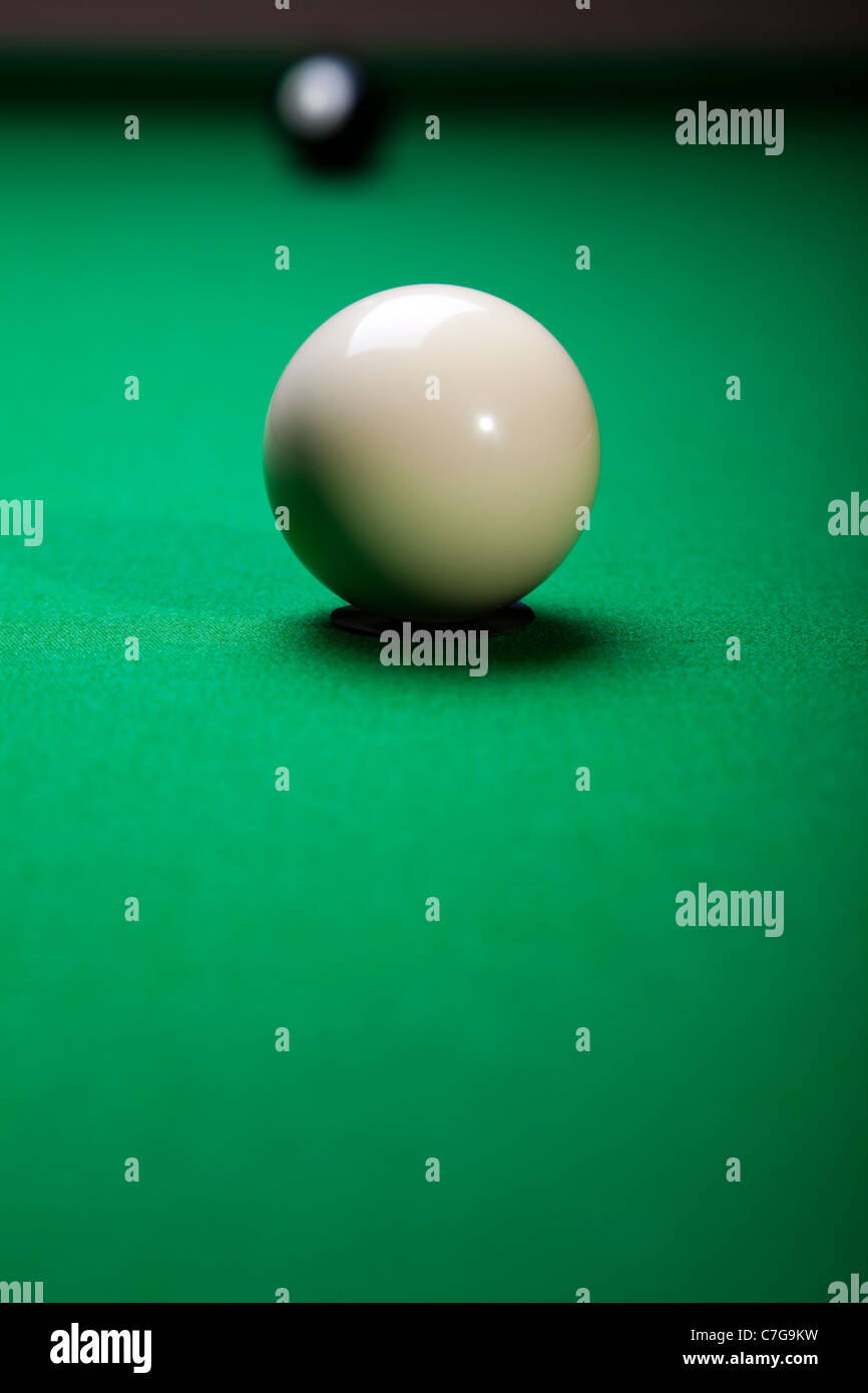 Billiard ball close up Stock Photo - Alamy
