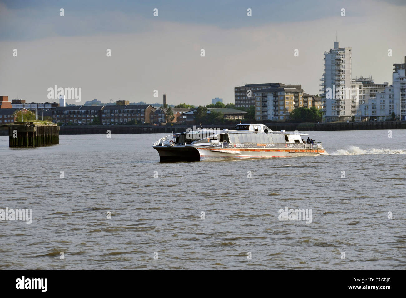 thames clipper boat Stock Photo - Alamy