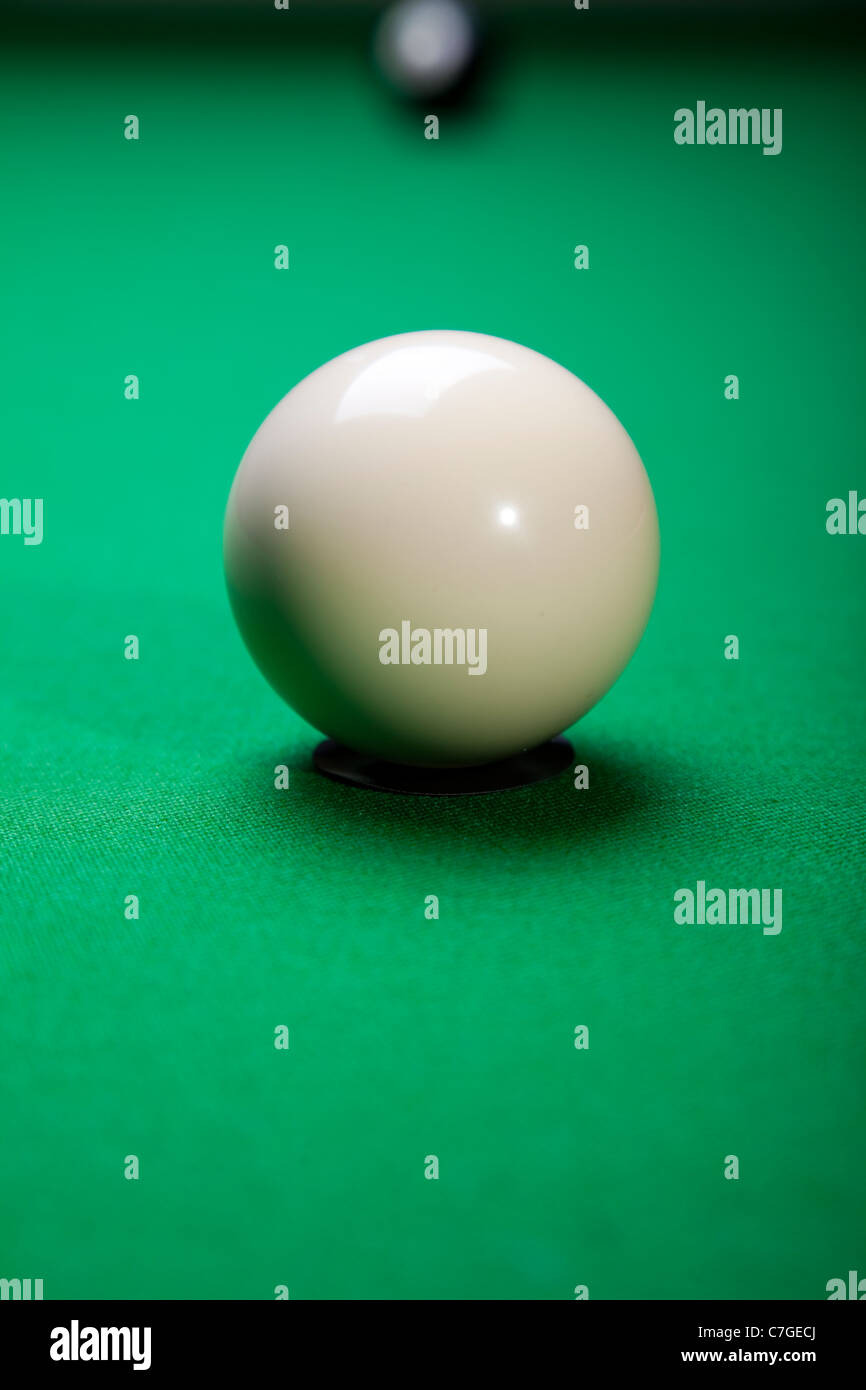 Billiard ball close up Stock Photo - Alamy