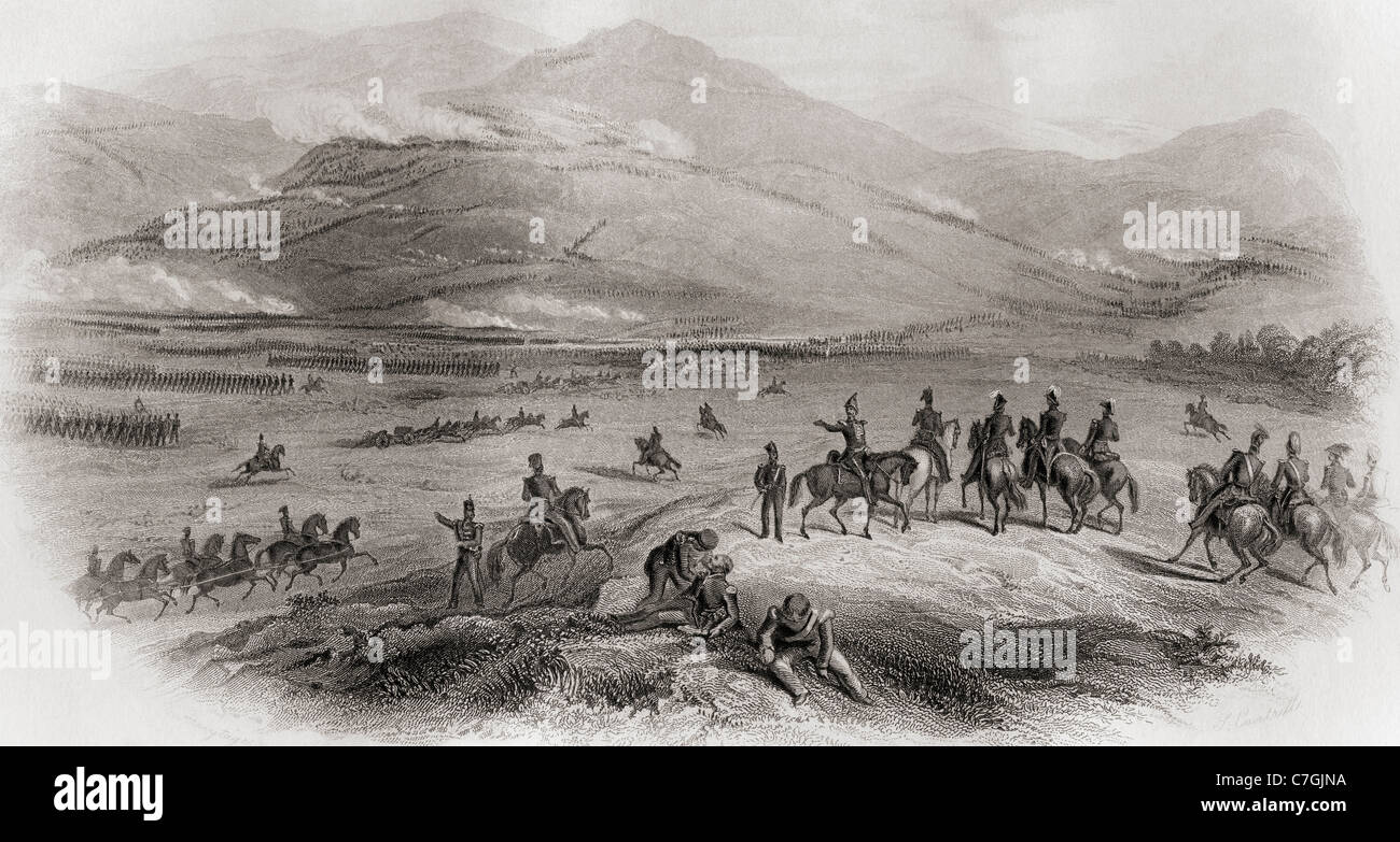 The Battle of the Alma River, during The Crimean War, Crimea in 1854 ...